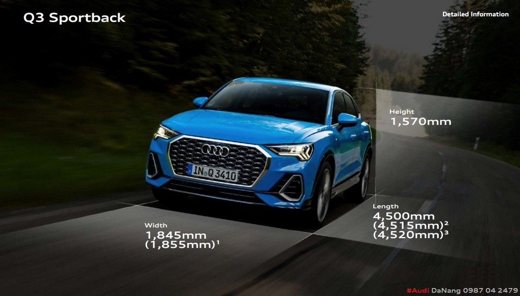 Audi Q3 Sportback tại Đà Nẵng-SUV Coupe hướng ngoại